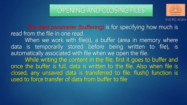 Data File Handling In Python Introductionopening And Closing Files Ppt 2926