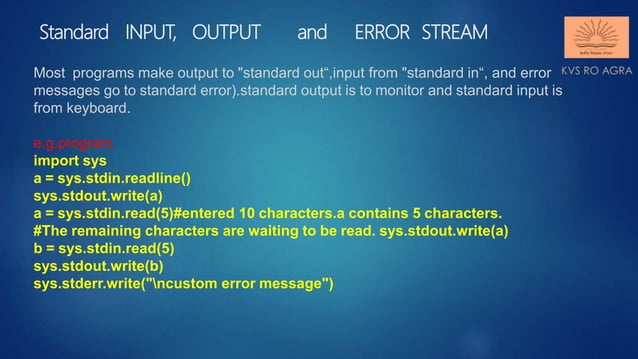 Data file handling in python reading & writing methods | PPTX