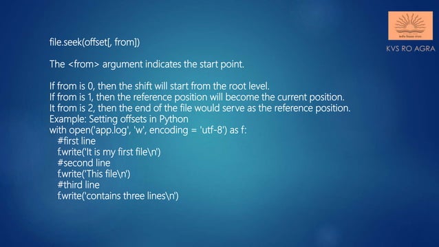 Data File Handling In Python Reading And Writing Methods Ppt