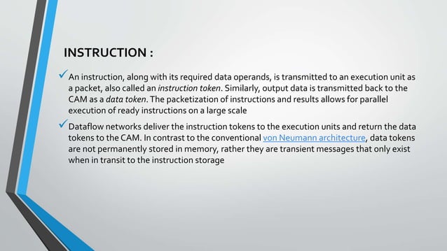 Data Flow Architecture Pptx Programming Languages Computing