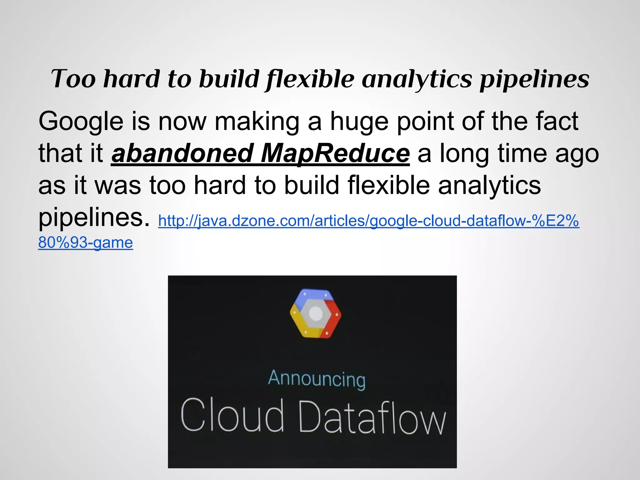 Google Cloud Dataflow and lightweight Lambda Architecture for Big Data App | PDF | Cloud ...
