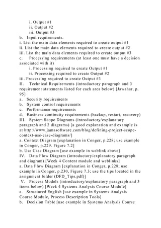 Data Flow Diagram (DFD) TipsProcesses VerbsDataflows N.docx