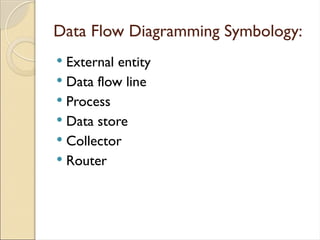 Data Flow Diagramming powerpoint slides pptx | PPTX