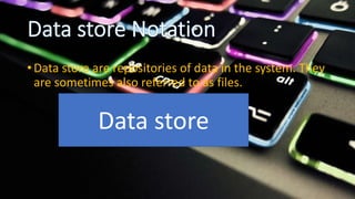 Data flow diagram with symbols | PPT