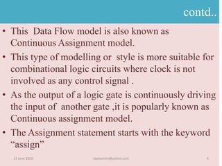 Data flow model -Lecture-4 | PPT