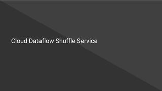 Dataflow shuffle service | PDF