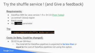 Dataflow shuffle service | PDF