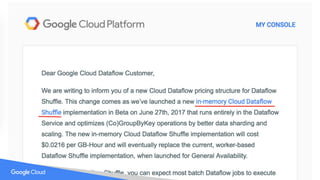 Dataflow shuffle service | PDF