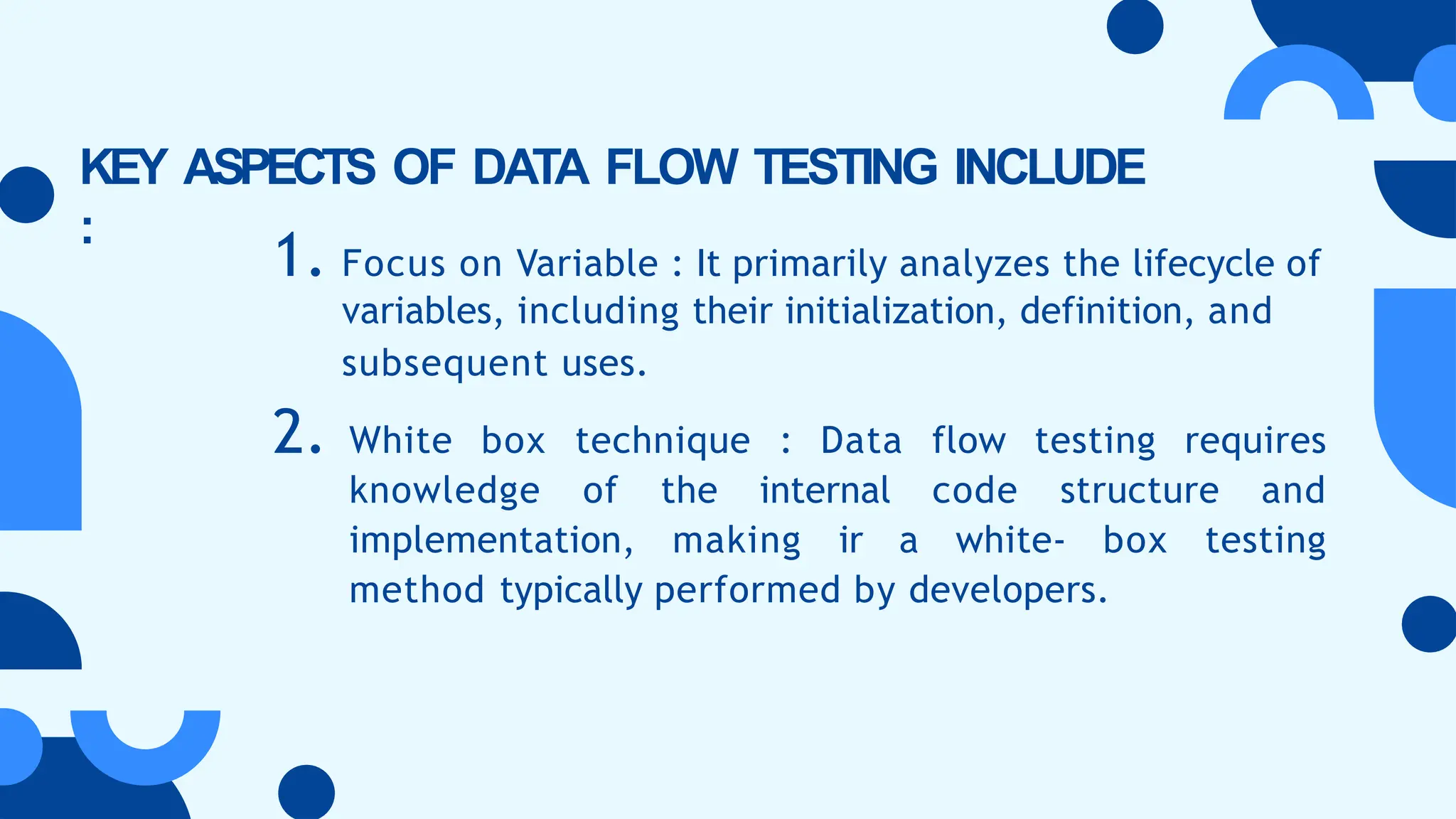 DataFlowTesting - White box testing pptx | PPTX