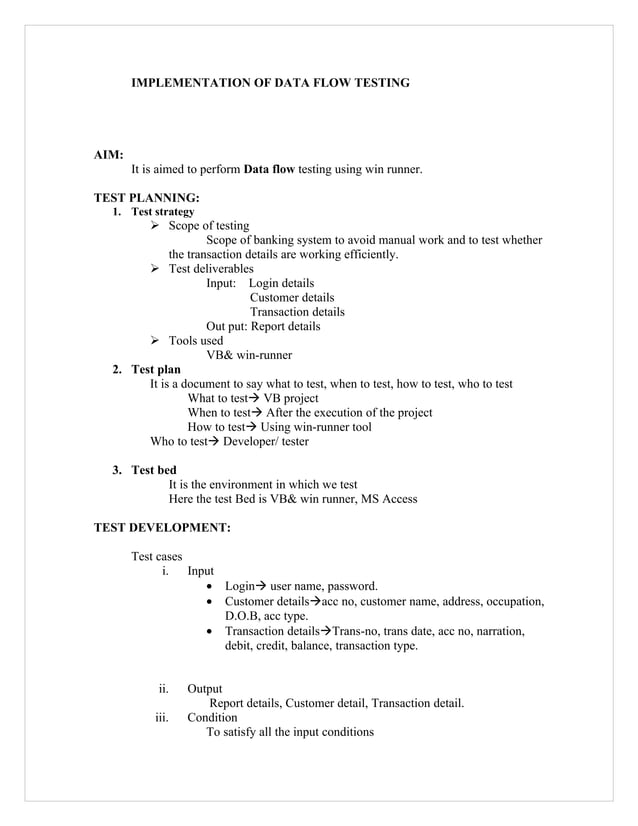Data Flowtesting Doc Pdf