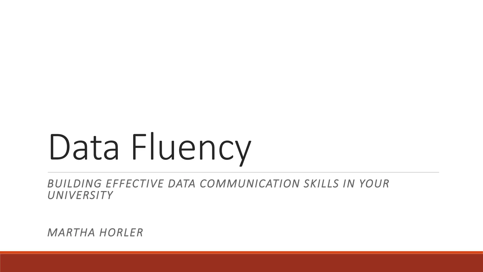 Data fluency | PPT