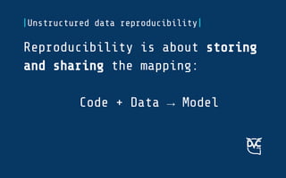 Reproducibility with Unstructured Data in 3 steps | PPT