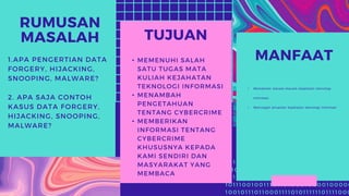 Data Forgery Hijacking Snooping dan Malware.pptx