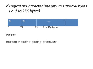 Data formats | PPT