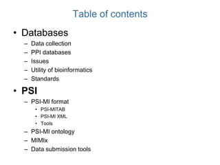 Data formats and ontologies | PPTX
