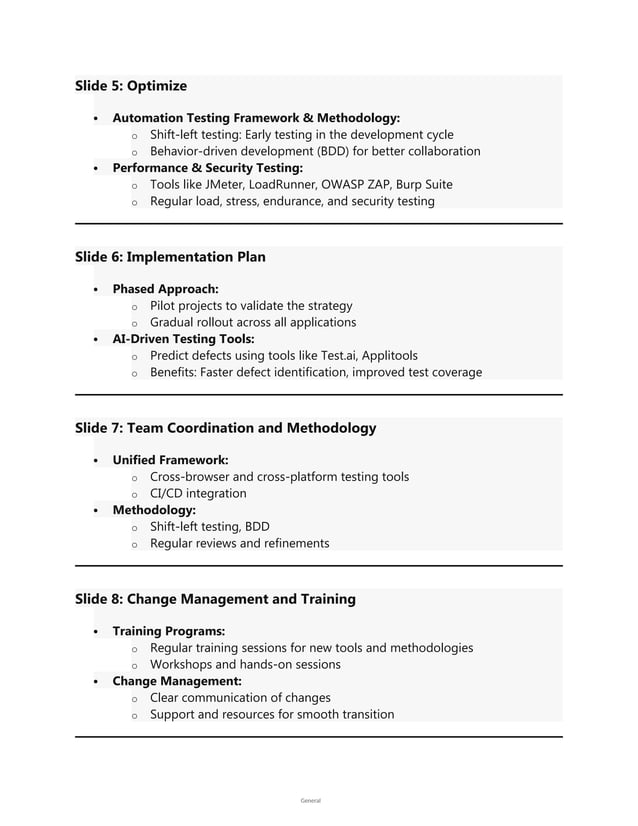 QA Standardization: Optimizing Testing Processes | PDF QA Standardization: Optimizing Testing Processes | PDF