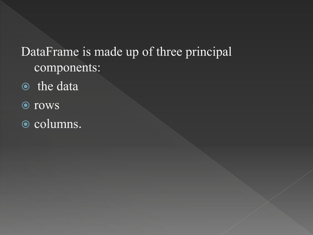 Data frame operations | PPT