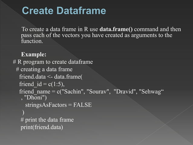 Data frame operations | PPT