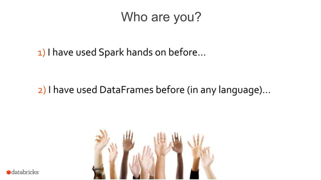 Building a modern Application with DataFrames | PPT