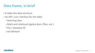 DataFrames: The Extended Cut | PPT