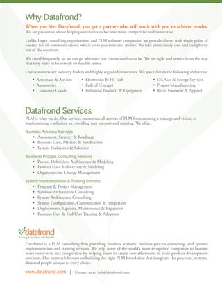 Datafrond Brochure Compressed | PDF