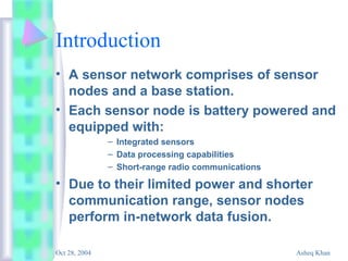 Data fusion in sensor network | PPT
