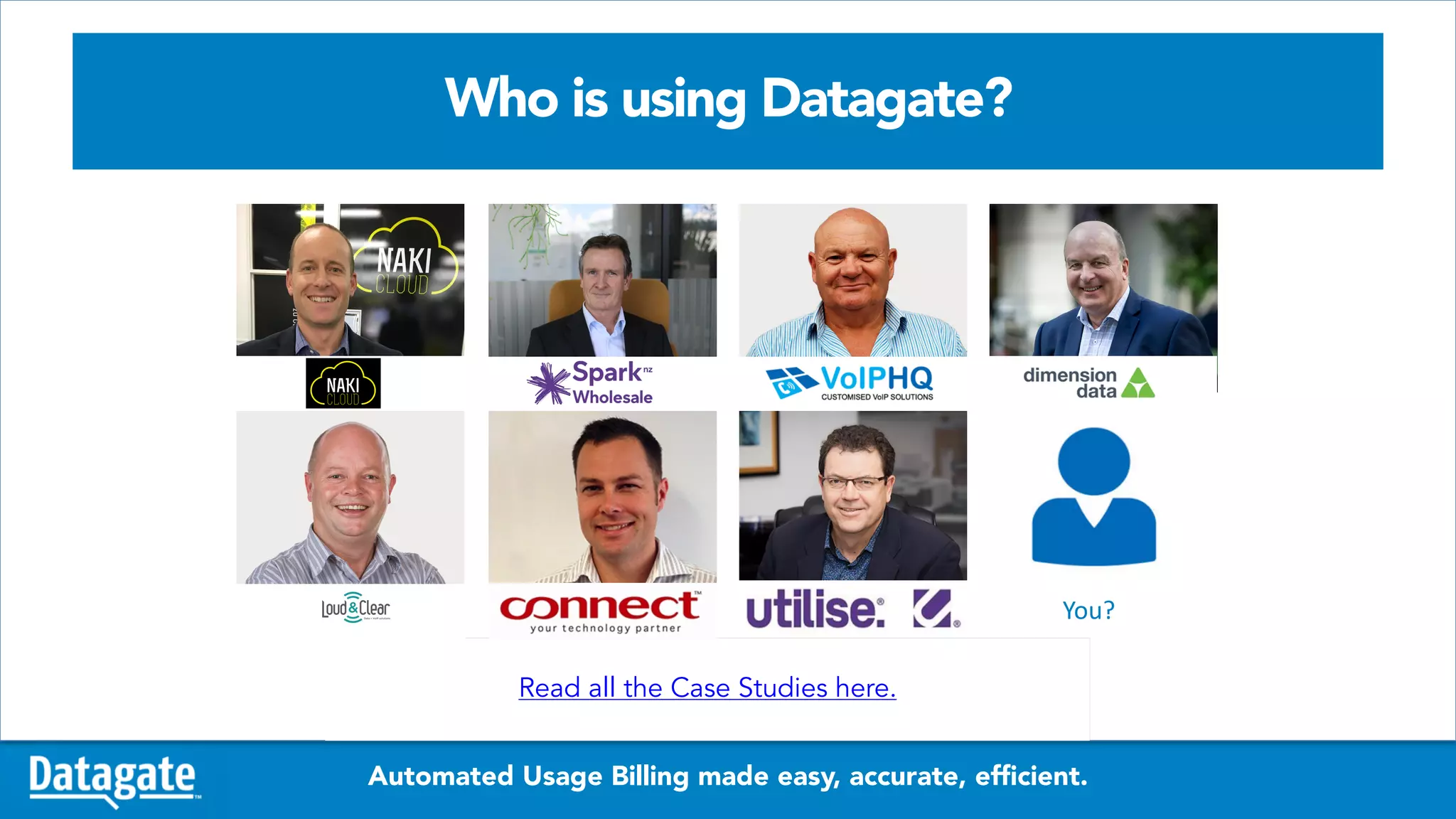 Datagate - Automated billing creates time and enable scale | PPT