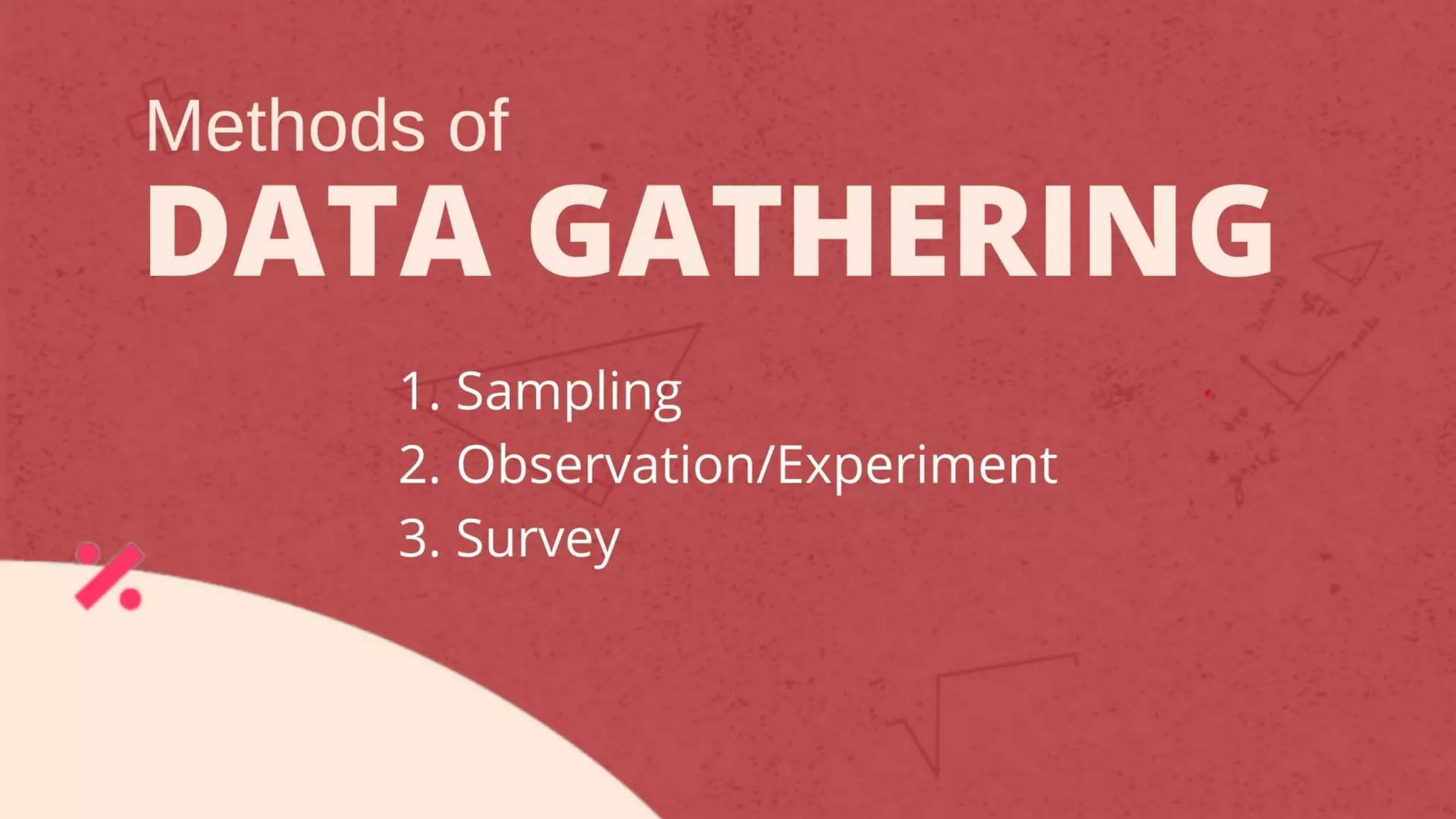 Data Gathering and Data Organization (Intro to Mathematics in the ...