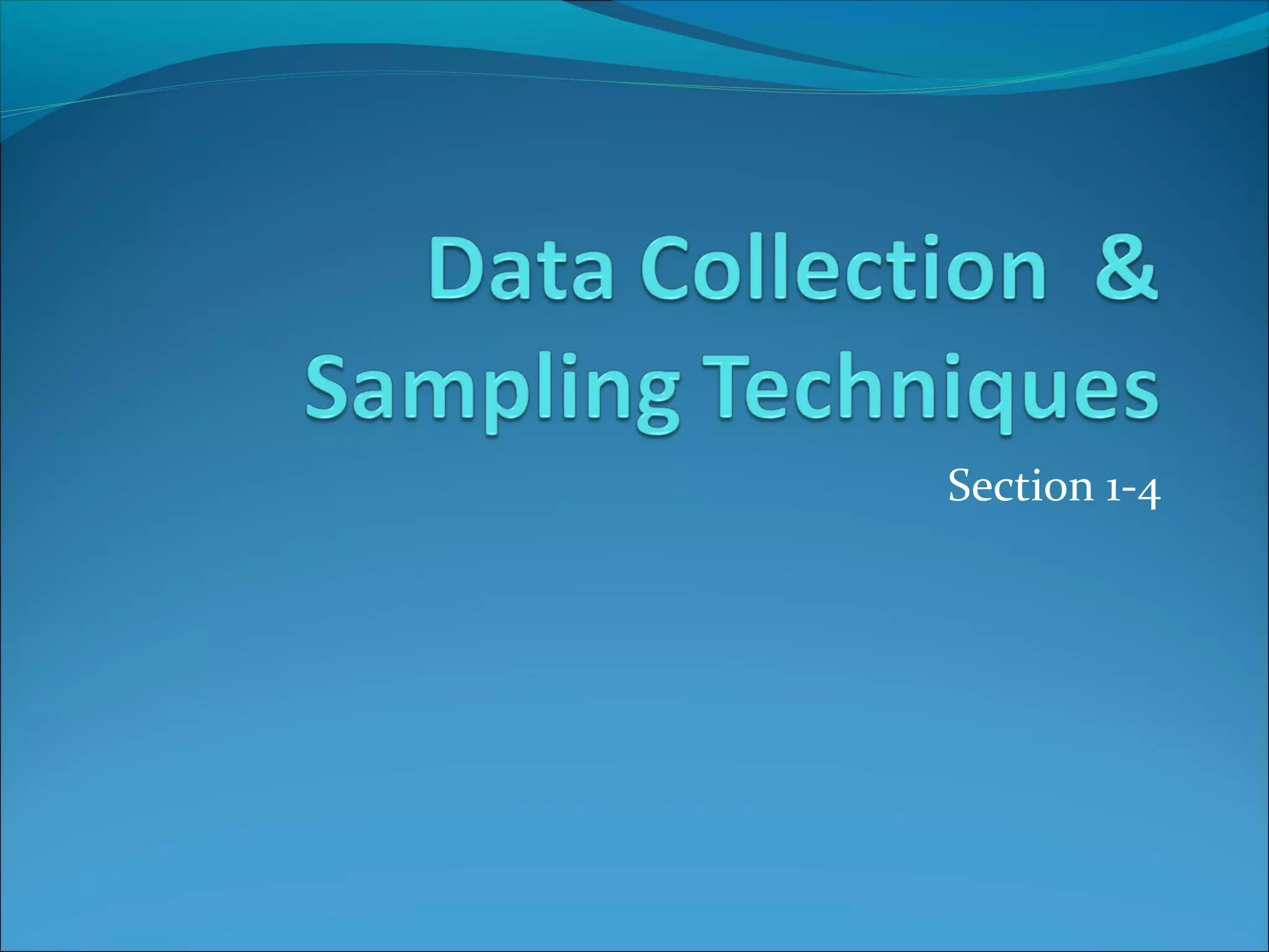 Data gathering section1.1 | PPT