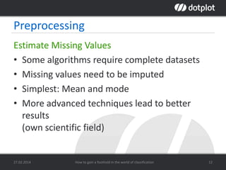 How to gain a foothold in the world of classification | PPTX ...