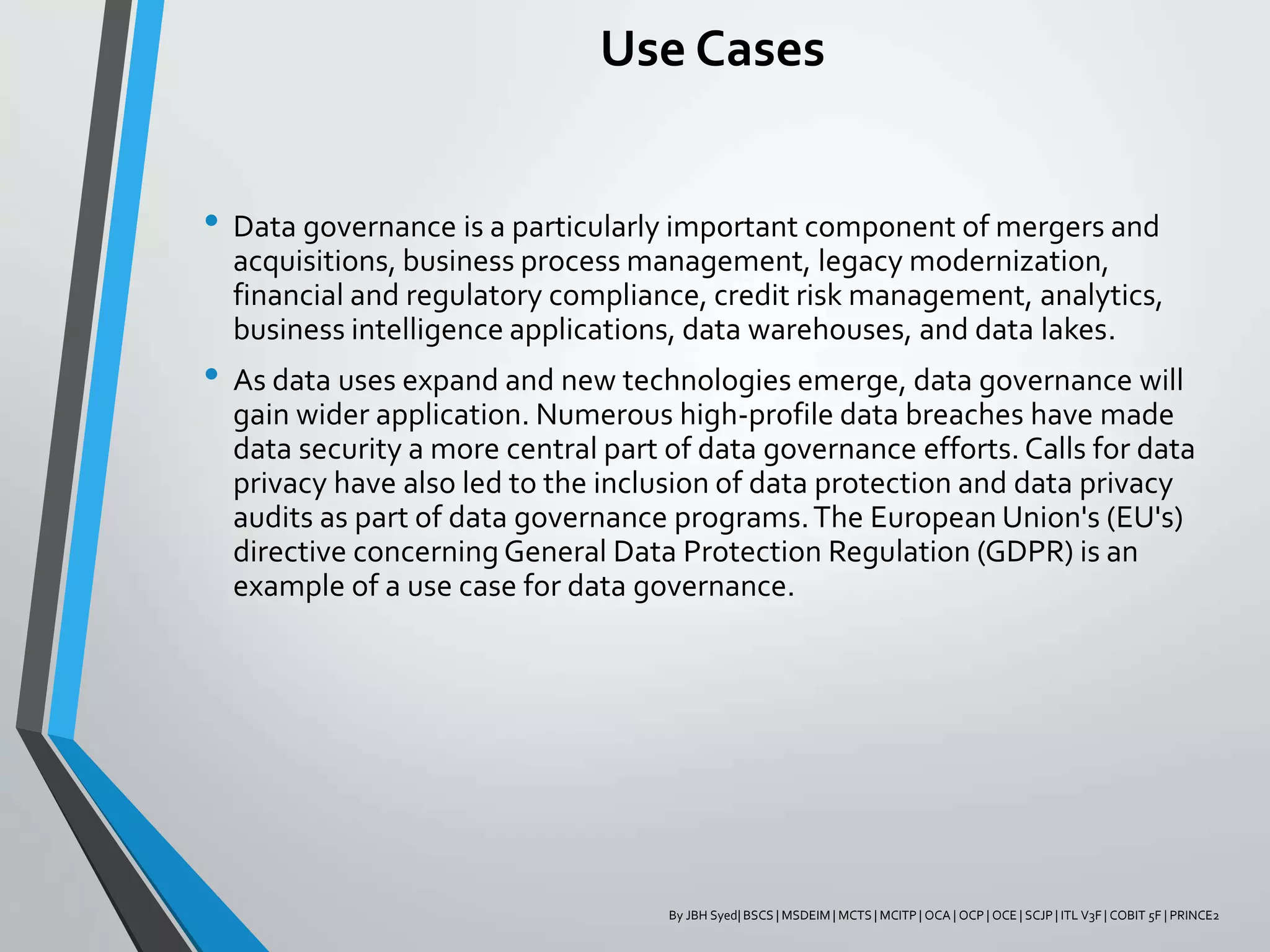 Data Governance and Analytics | PPTX