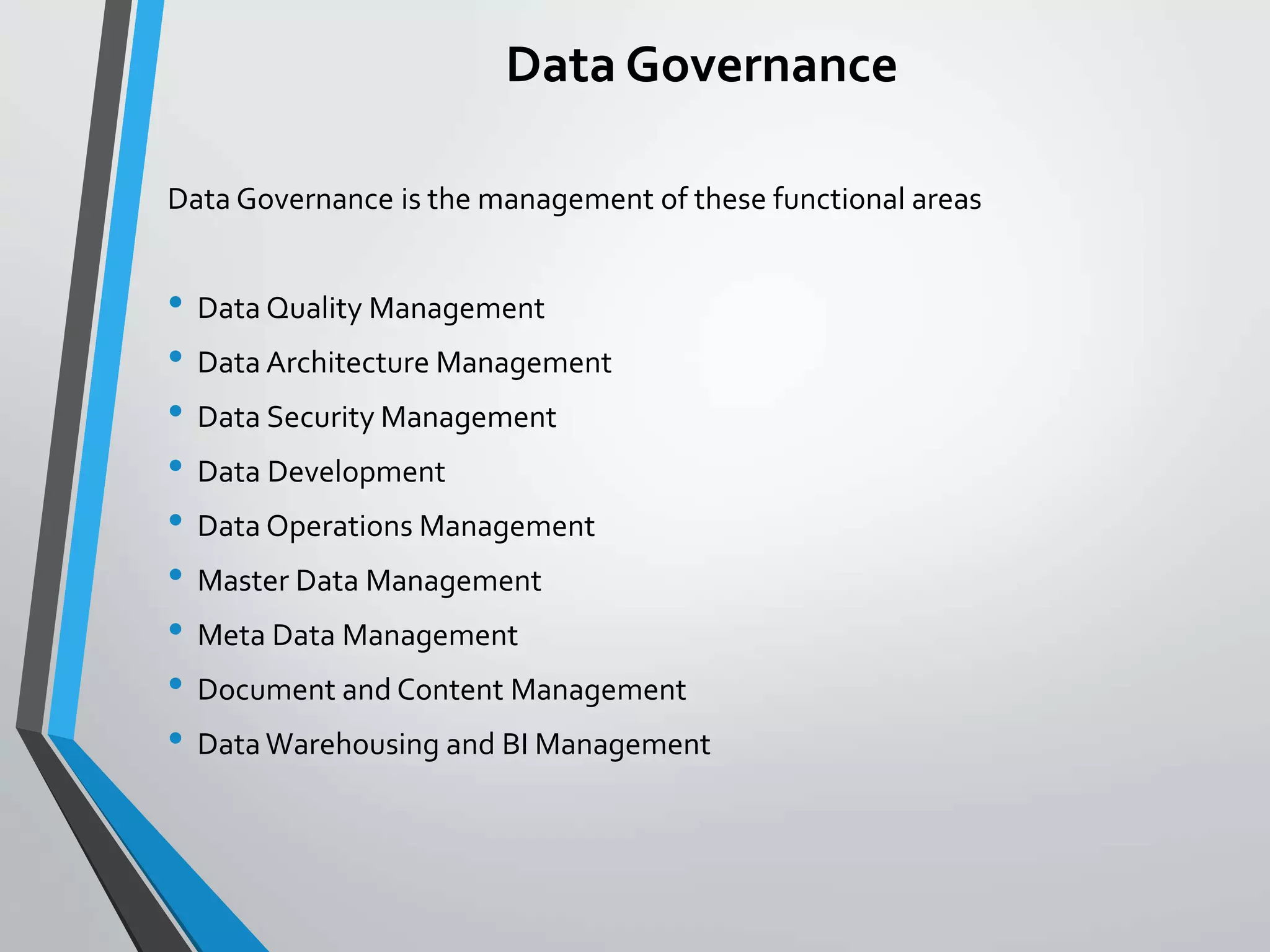 Data Governance and Analytics | PPTX