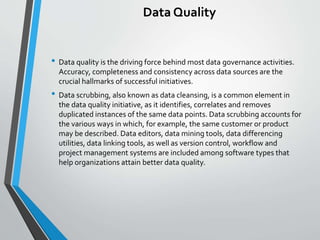 Data Governance and Analytics | PPT