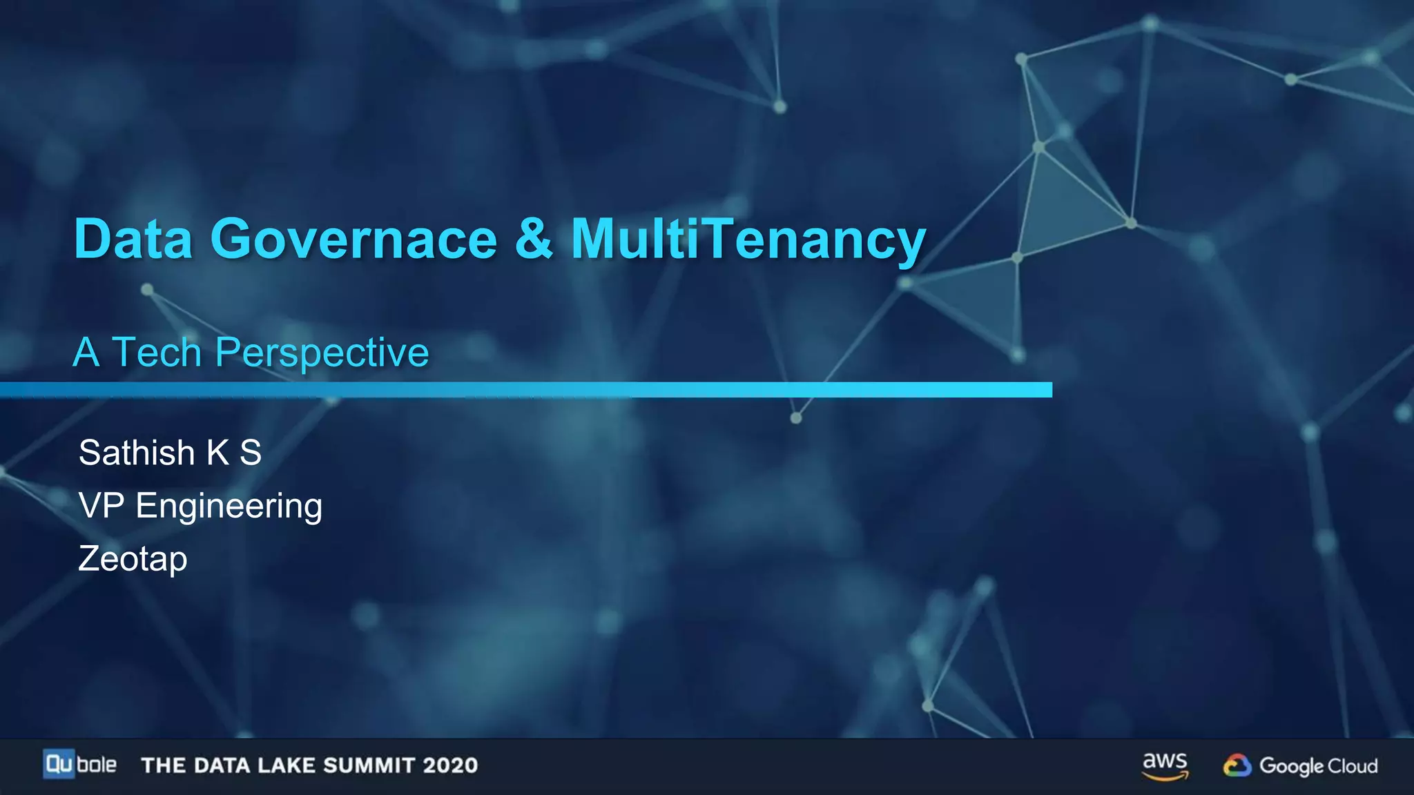 Data governance datalakes_multitenancy | PPT
