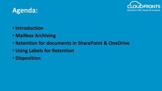 Data governance in Office 365 | PPT
