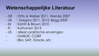 Data Governance Maturity Model Jan Rutger Merkus MSc | PPT