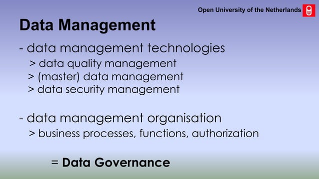 Data Governance Assessment - Jan Rutger Merkus MSc | PPT
