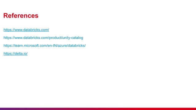 Data governance with Unity Catalog Presentation | PPTX | Databases | Computer Software and ...