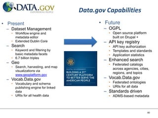 Data.gov Overview, August 2012 | PPT