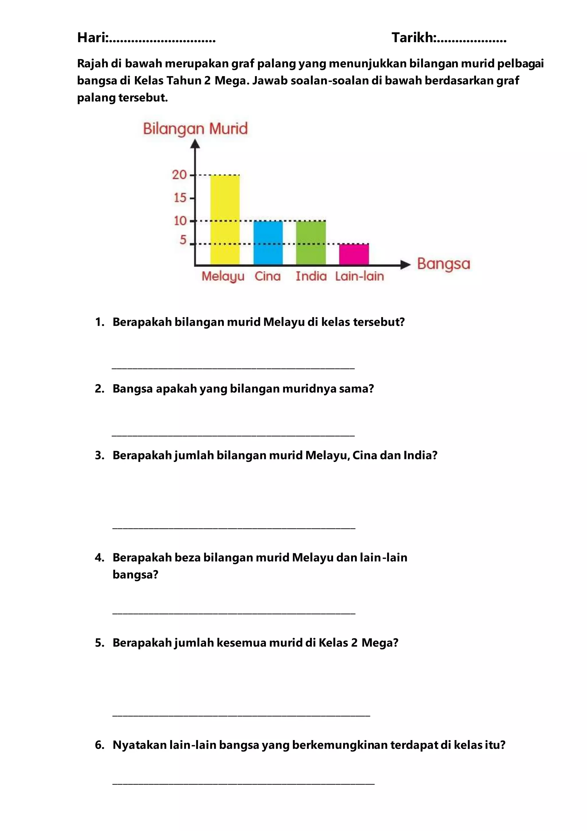 Data graf palang y2 wsheet | PDF