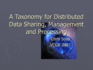 Data Grid Taxonomies | PPT