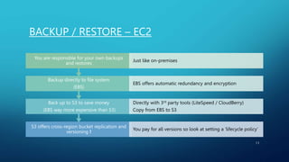 Running SQL Server on AWS | John McCormack | DataGrillen 2019 | PPT | Free Download
