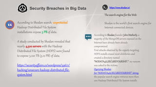Big Data Security on Microsoft Azure - HDInsight and HortonWorks | PPTX | Databases | Computer ...