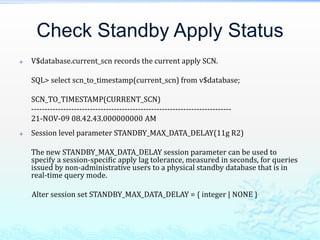 Data Guard New Features | PPT
