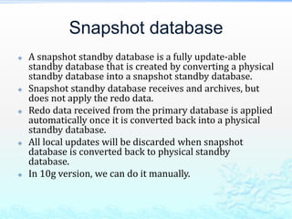 Data Guard New Features | PPTX