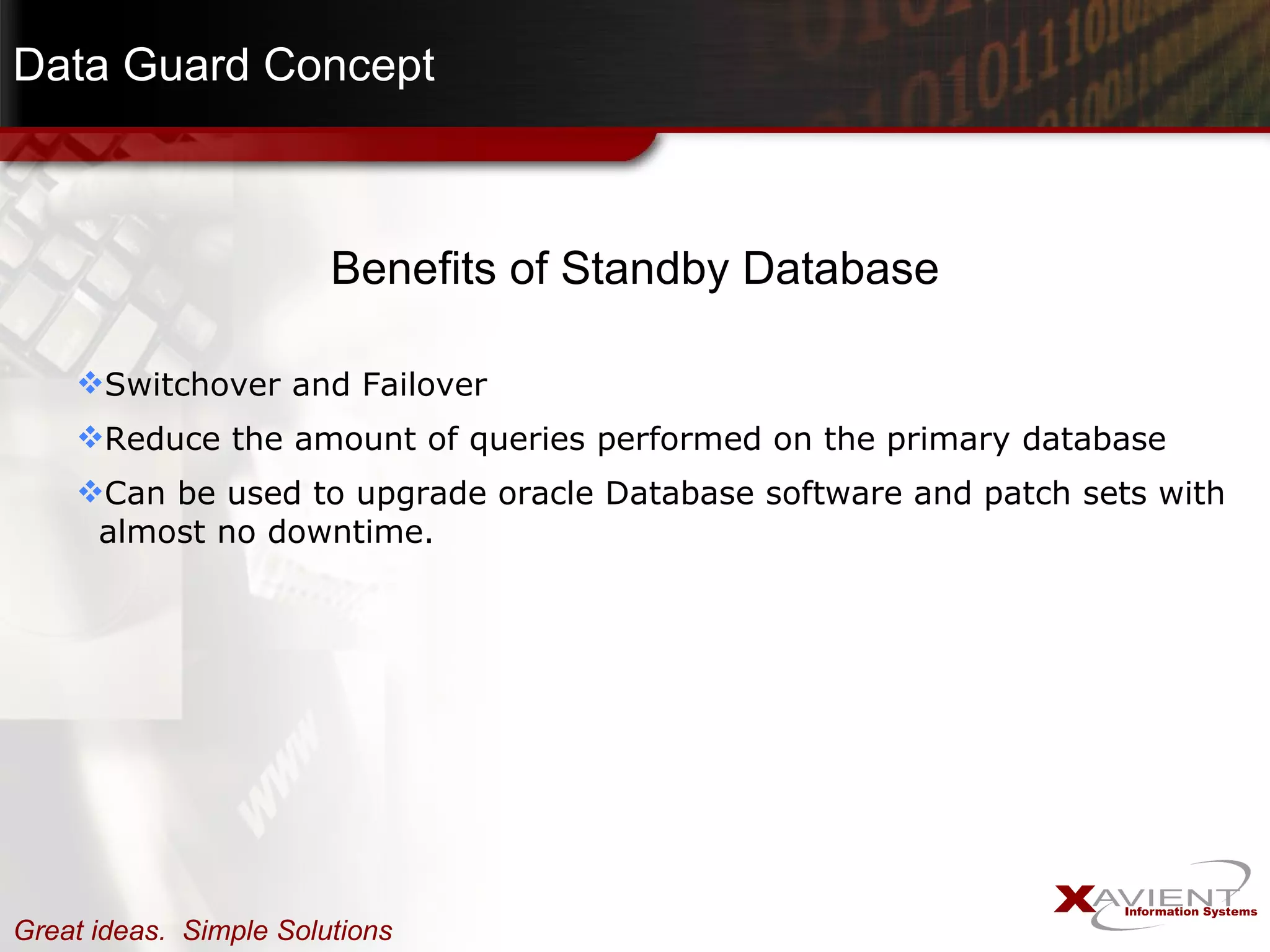 Dataguard presentation | PPT