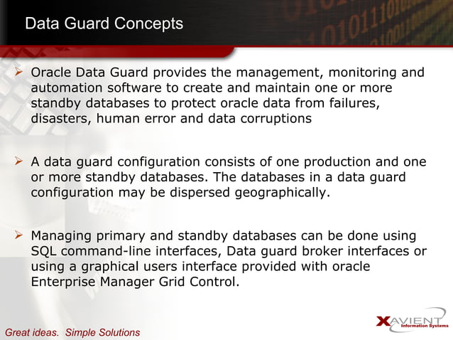 Dataguard presentation | PPT