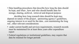 Data handling | PPTX