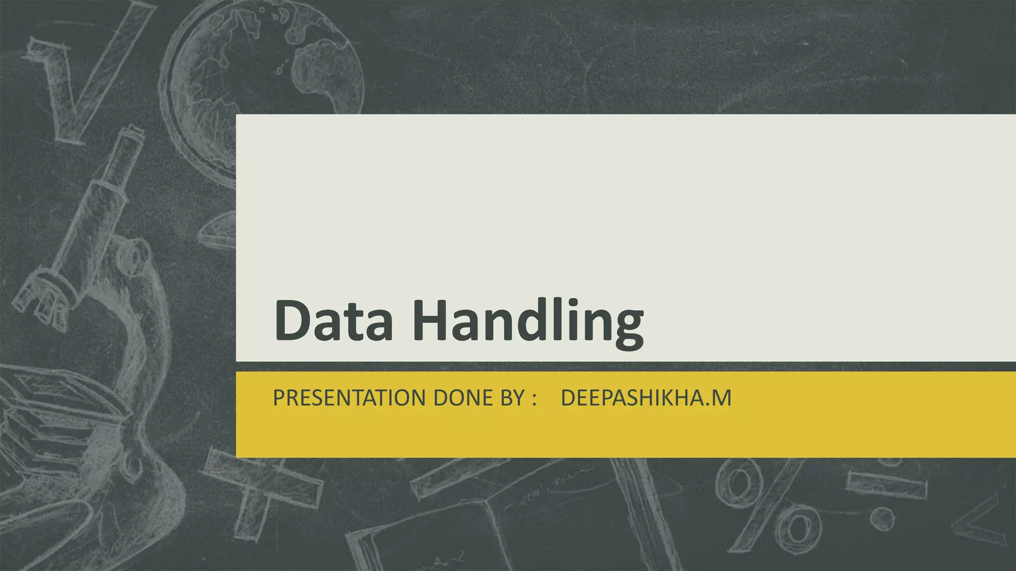 Data handling ncert class 6 | PPTX