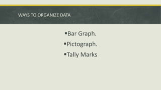 Data handling ncert class 6 | PPTX